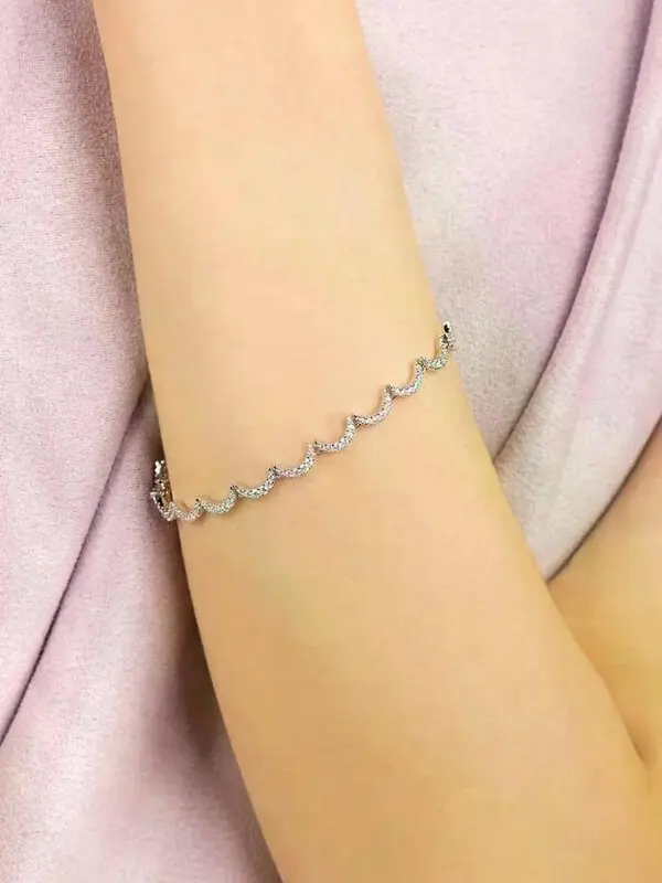 APM MONACO Waves Crystal-embellished Bracelet