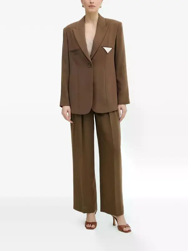 Armani Exchange Peak-lapel Single-breasted Blazer