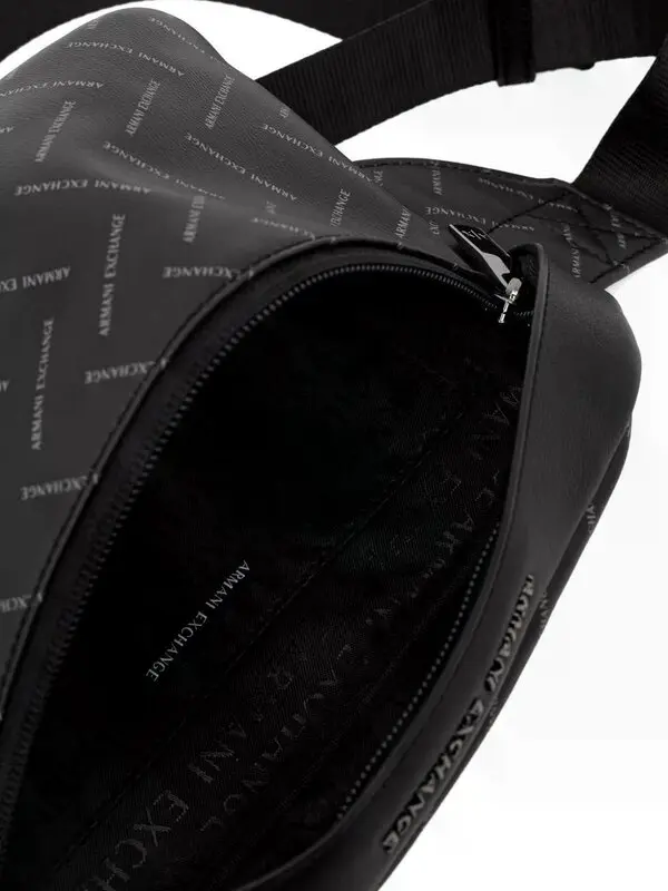 Armani Exchange All-over Logo Belt Bag