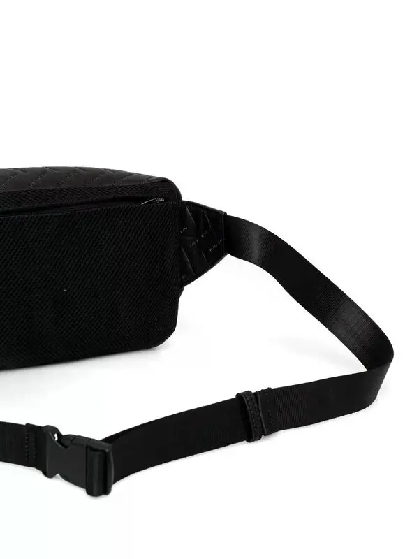 Armani Exchange Logo-embossed Quilted Belt Bag