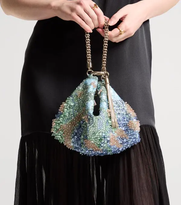 JIMMY CHOO Callie Embellished Clutch Bag