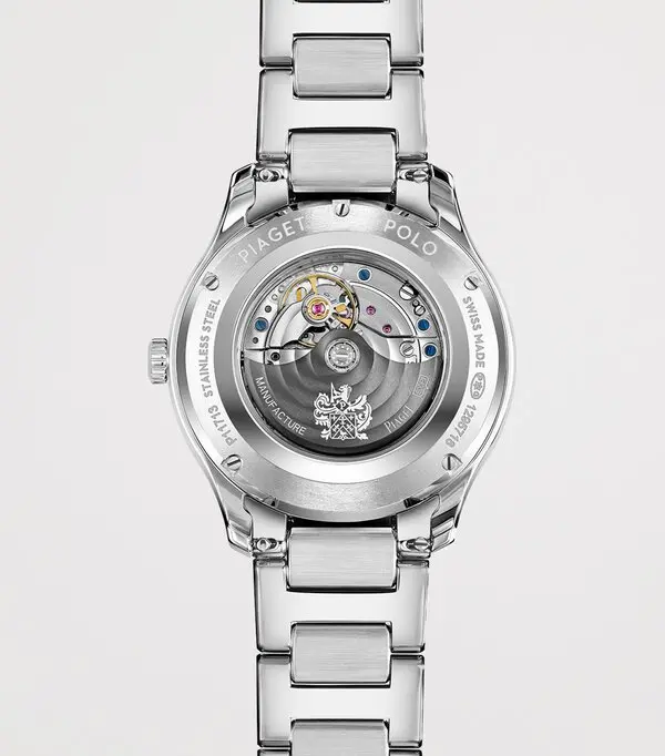 PIAGET Stainless Steel And Diamond Polo Date Watch