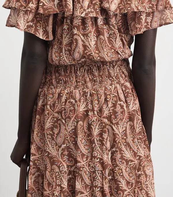 Paige Silk Georgette Alistar Midi Dress