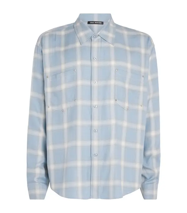 COLE BUXTON Check Western Shirt