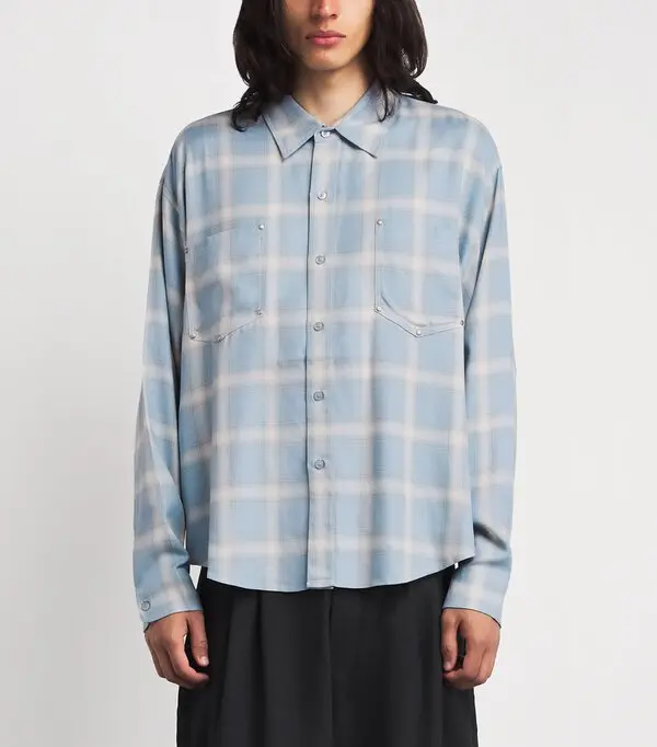 COLE BUXTON Check Western Shirt