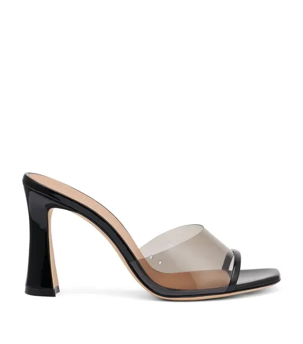 MALONE SOULIERS Pvc Roxanne Heeled Sandals 90 - Black