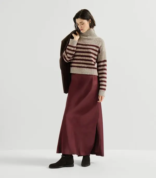 Brunello Cucinelli Maxi Skirt - Red