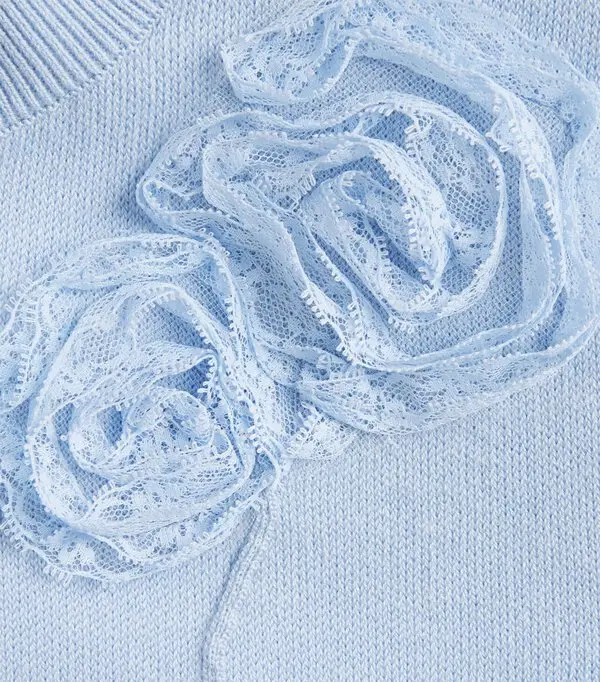 SELF-PORTRAIT Lace Floral Embroidered Cardigan