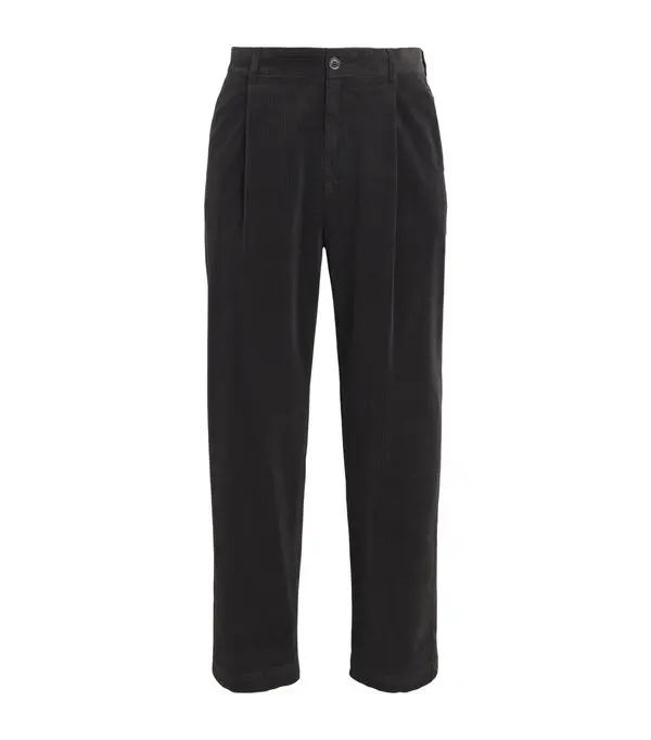 Barena Venezia Corduroy Straight Trousers - Black