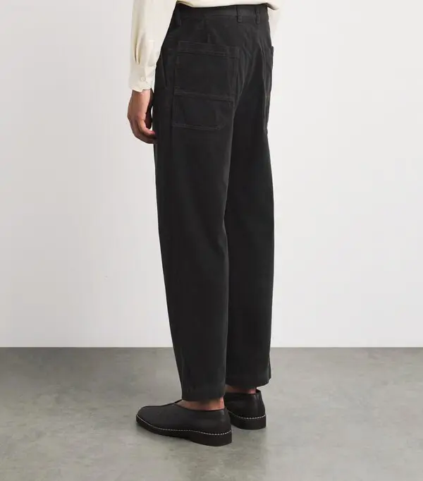 Barena Venezia Corduroy Straight Trousers - Black