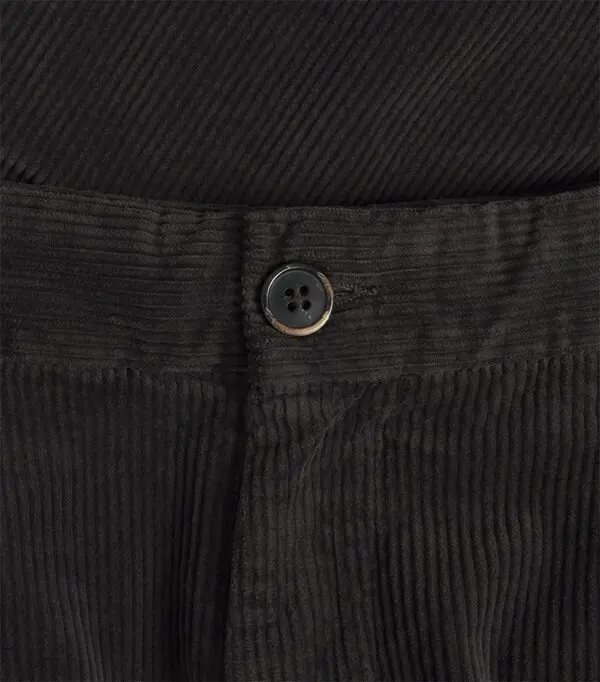 Barena Venezia Corduroy Straight Trousers - Black