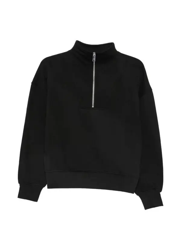 Calvin Klein Half-zip Logo Embroidered Sweater