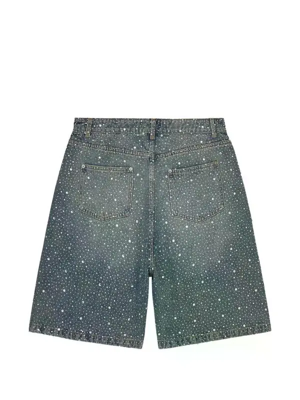 VALE FOREVER Crystal-embellished Shorts - Blue