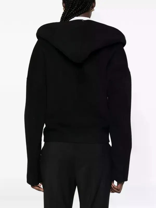 Sportmax Idoneo Hooded Drop-shoulder Jacket
