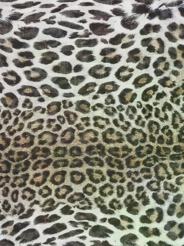 Faliero Sarti Maculata Leopard-print Frayed Scarf