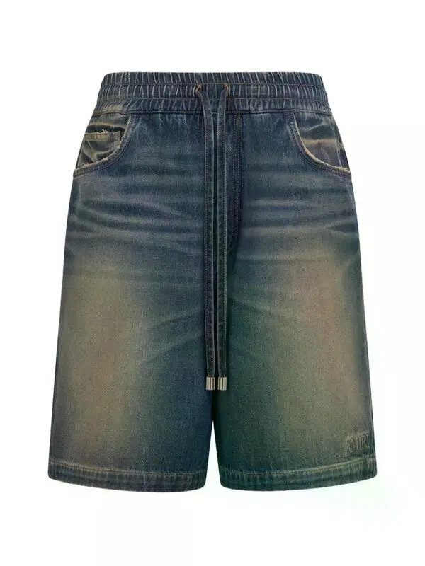 Amiri Drawstring Denim Shorts