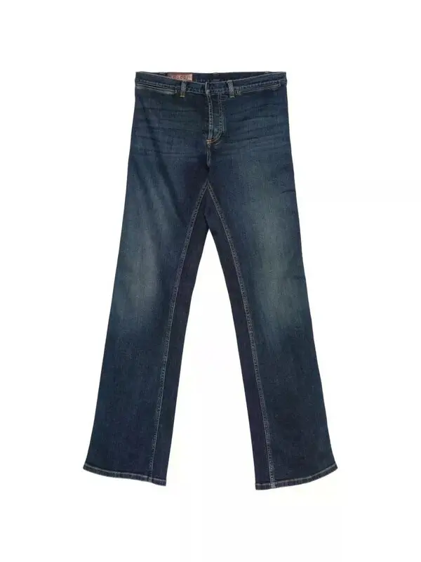 Gucci Indigo Web-stripe Jeans