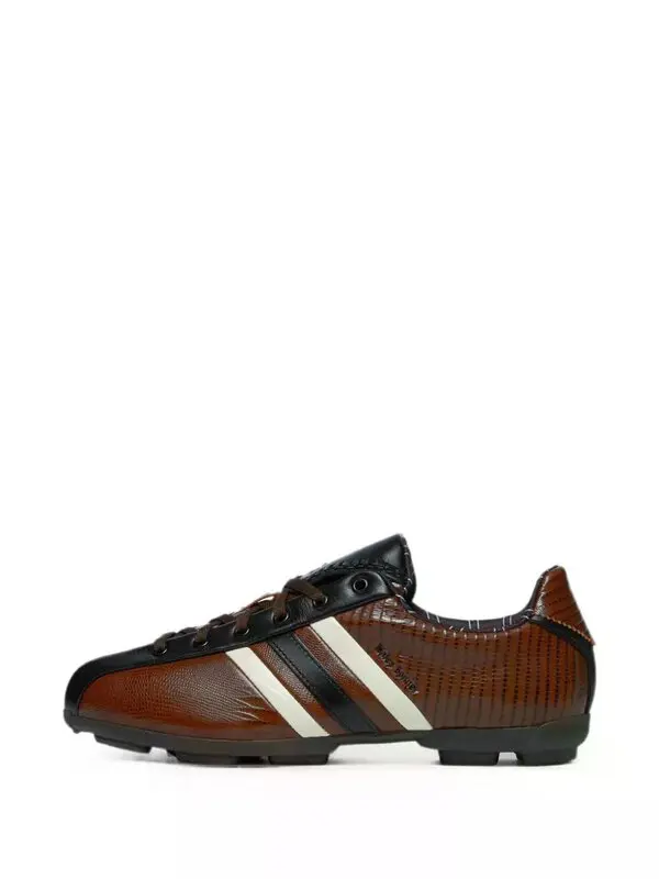 WALES BONNER The Field" Lizard-effect Sneakers - Brown