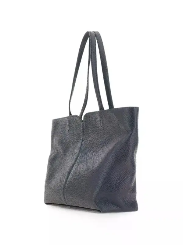 GIANNI CHIARINI Grained Leather Shoulder Bag - Blue