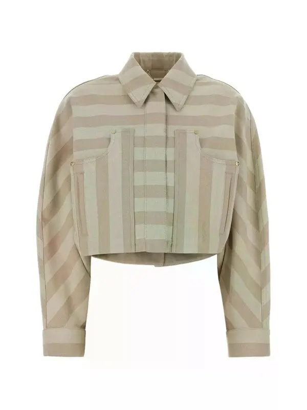 Fendi Striped Drill Jacket