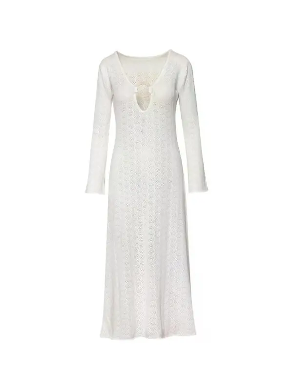 BAOBAB Moon Ring-detail Maxi Dress - Neutrals