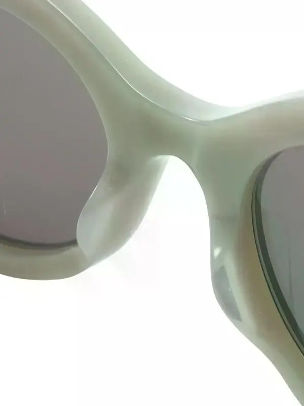 Balenciaga Oval Frame Sunglasses - Grey