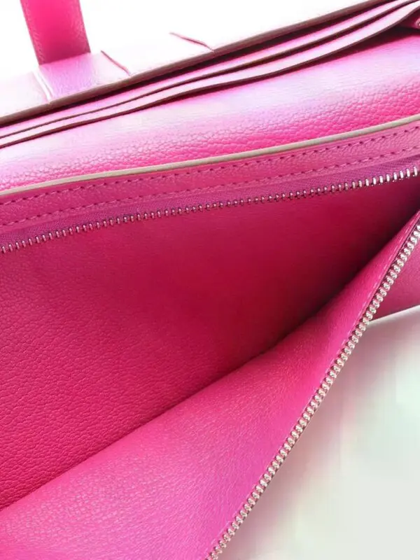 Hermès Bearn Soufflet Bi-fold Wallet - Pink