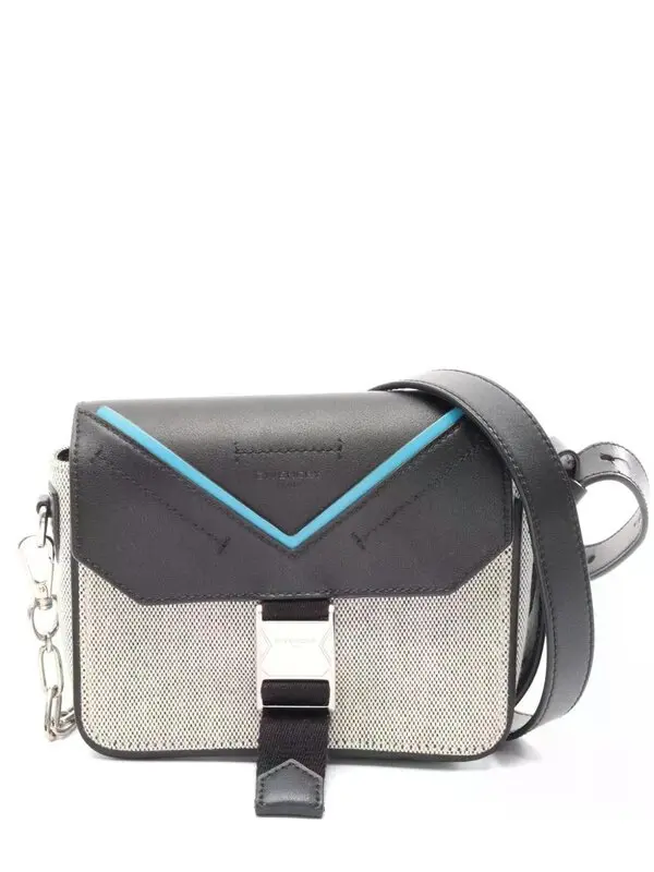 Givenchy Leather-trim Shoulder Bag - Black
