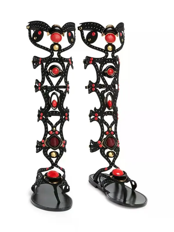 Emilio Pucci Embellished Gladiator Sandals
