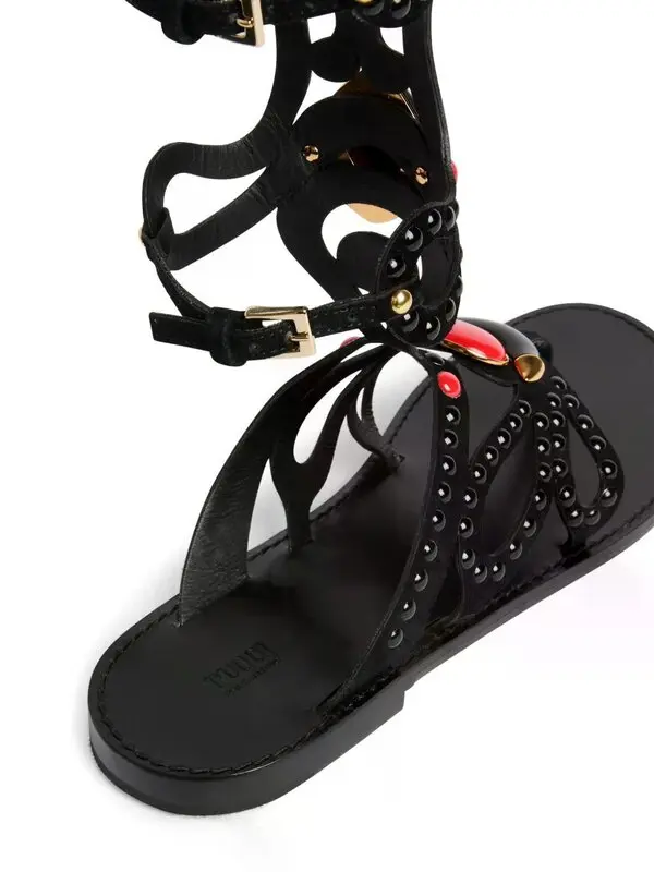 Emilio Pucci Embellished Gladiator Sandals