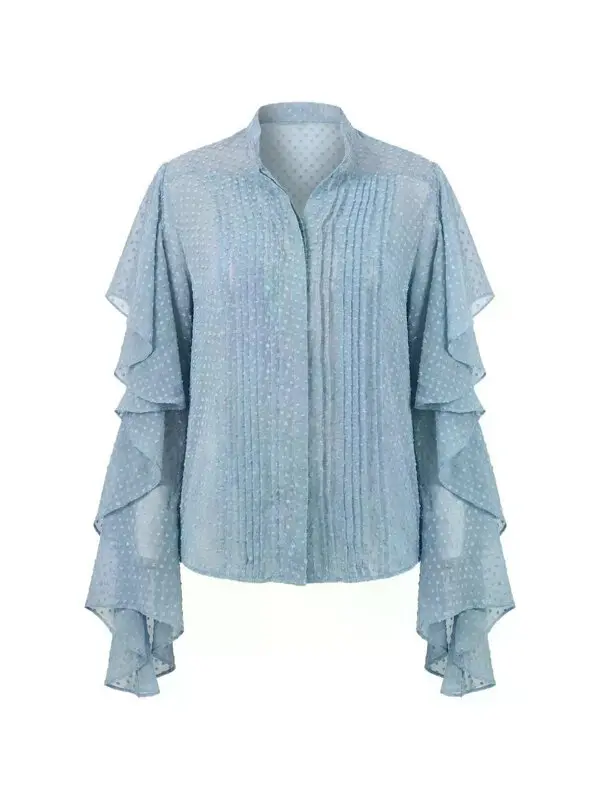 Barbara Bui Ruffled Sleeve Shirt