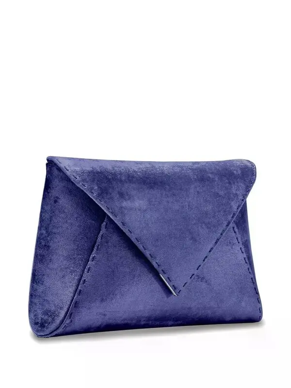 Tyler Ellis Lee Pouchet Envelope Clutch Bag - Blue