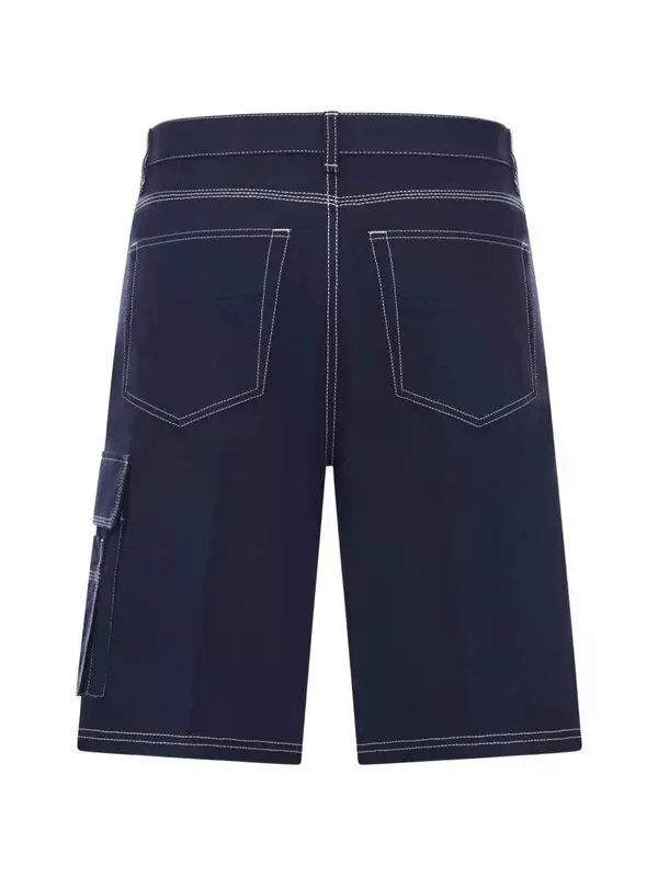 Fendi Contrast Stitch Cargo Shorts