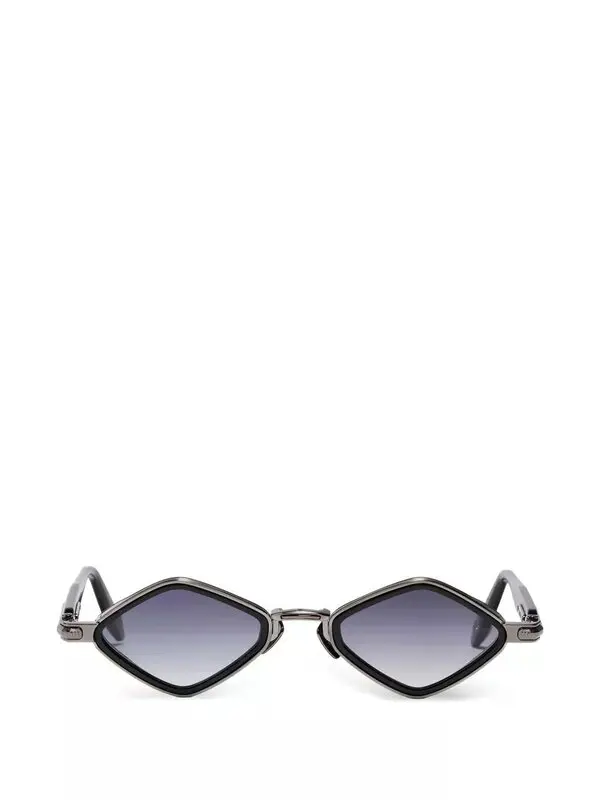 JOHN DALIA Lana Diamond-frame Sunglasses - Grey