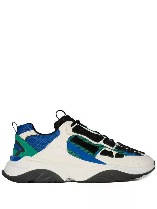 Amiri Bone Runner Panelled Sneakers - Black