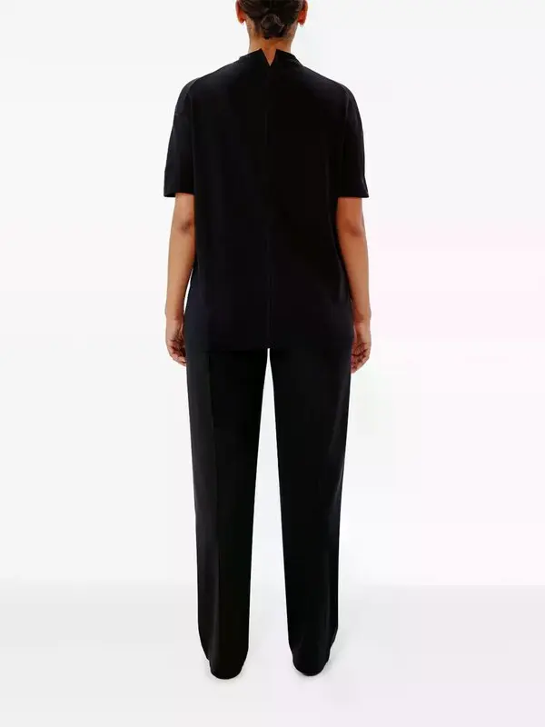 Another Tomorrow Seamed Cotton T-shirt