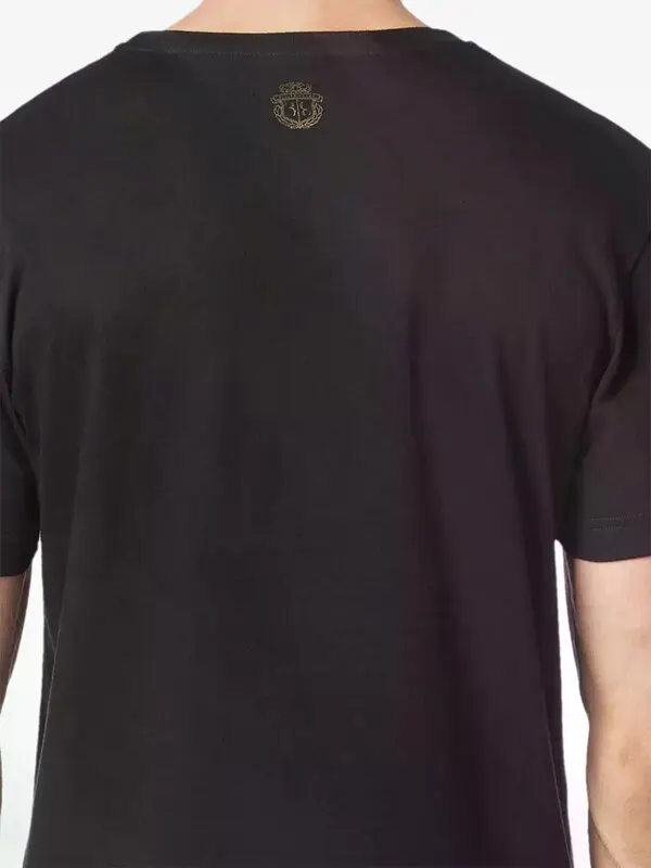 BILLIONAIRE Baroque-print Round-neck T-shirt