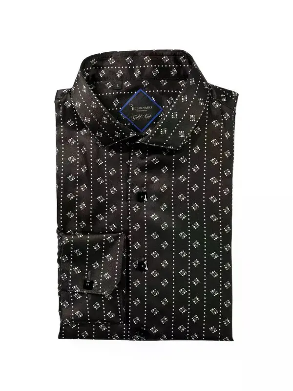 BILLIONAIRE Apple Gold Cut Long-sleeves Shirt