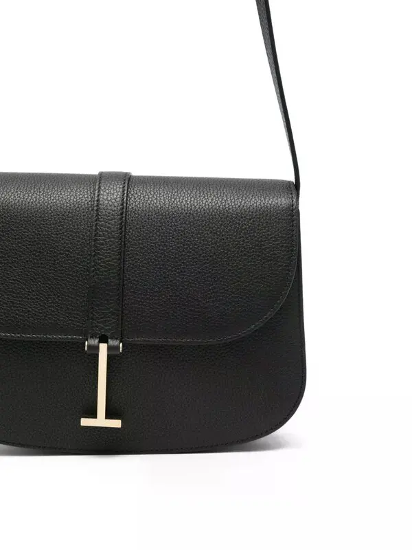 TOM FORD T-clasp Grained Leather Shoulder Bag