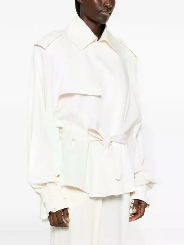 THE FRANKIE SHOP Belted Storm Flap Jacket
