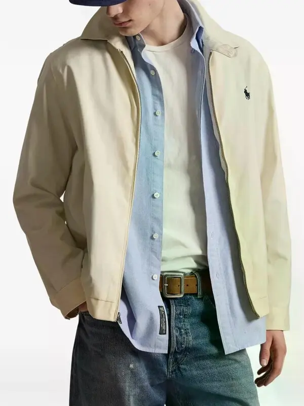 Polo Ralph Lauren Embroidered Logo Zip-up Lightweight Jacket
