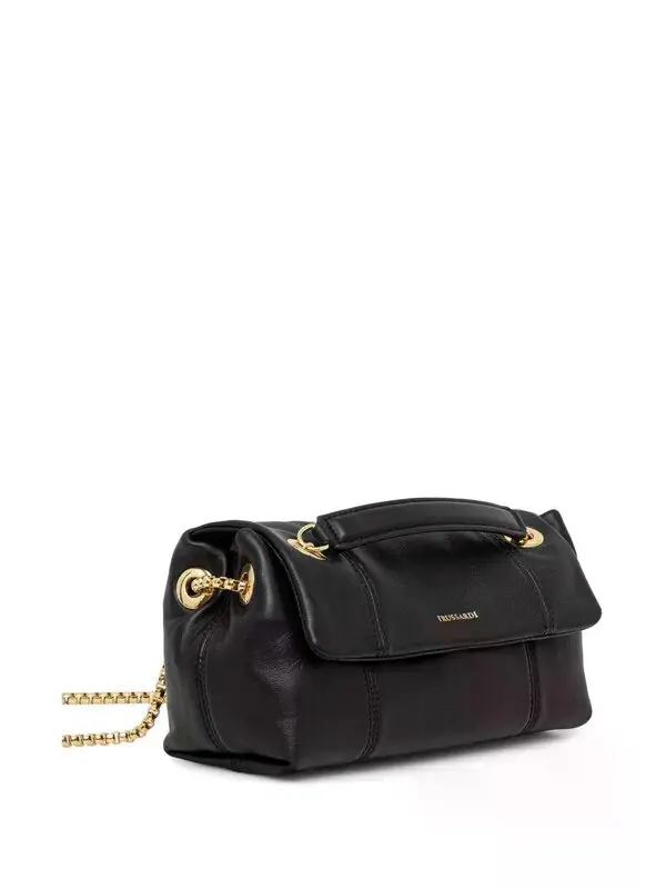 TRUSSARDI Logo Stamp Chain-link Shoulder Bag