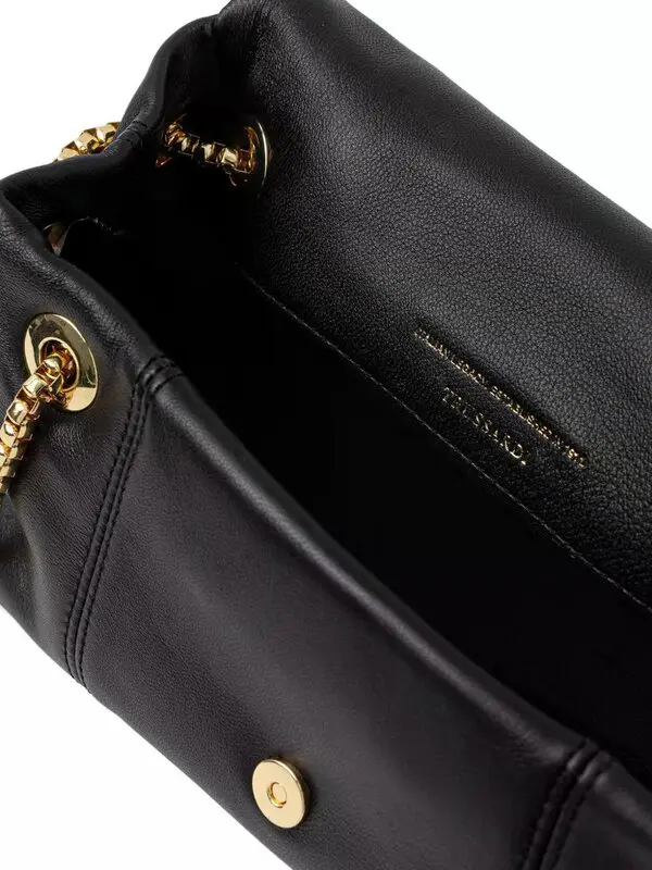 TRUSSARDI Logo Stamp Chain-link Shoulder Bag