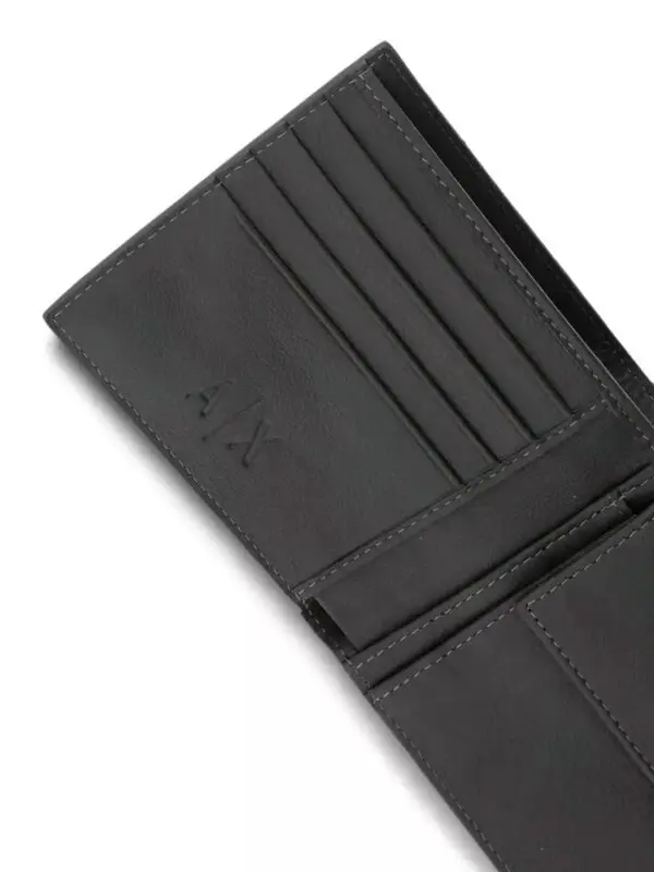 Armani Exchange Logo-lettering Bi-fold Wallet