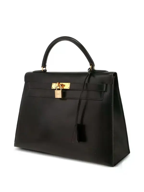 Hermès 1991 Kelly 32 Handbag - Black