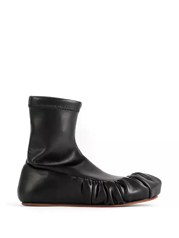 YUME YUME Ballerina Boots With Ruched Detailing