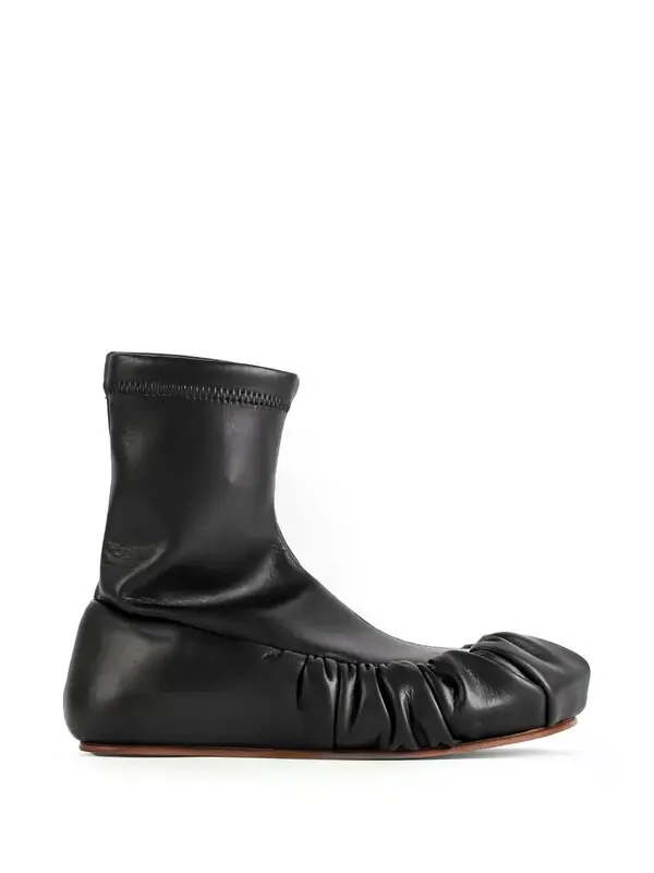 YUME YUME Ballerina Boots With Ruched Detailing
