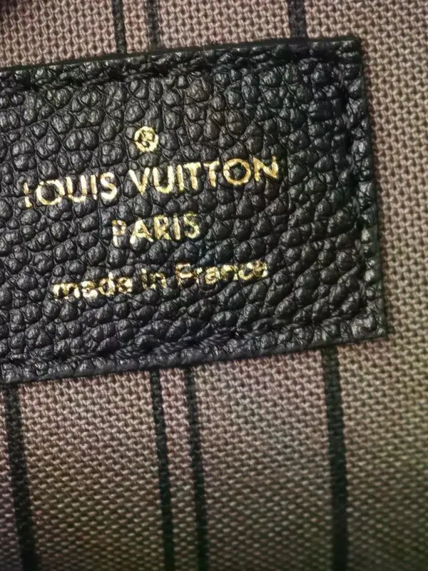 LOUIS VUITTON Montaigne Bb Monogram Empreinte Leather Tote Bag
