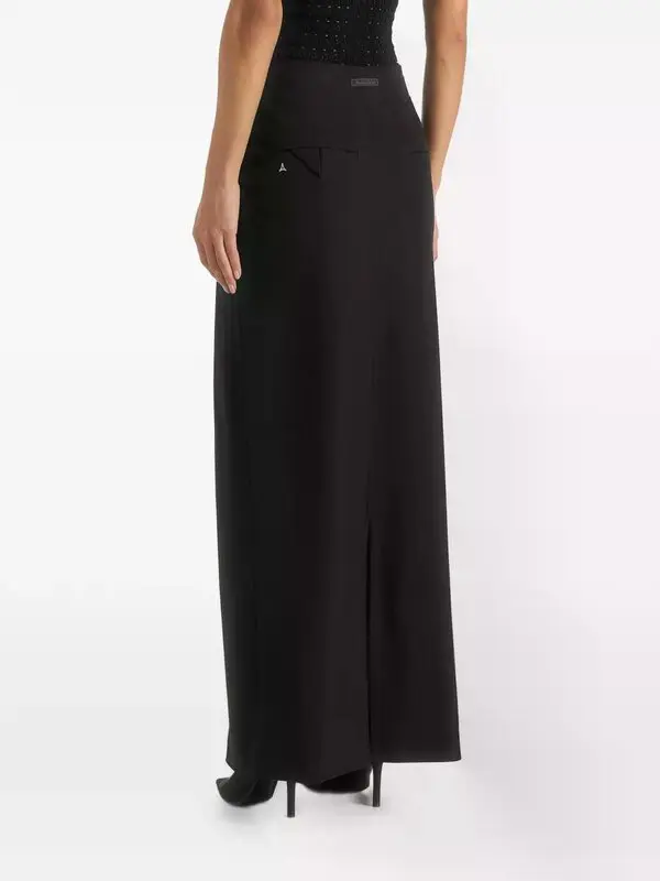Manière De Voir Regine Box-pleat A-line Maxi Skirt