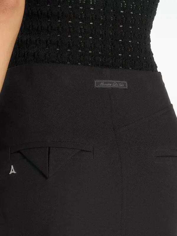Manière De Voir Regine Box-pleat A-line Maxi Skirt